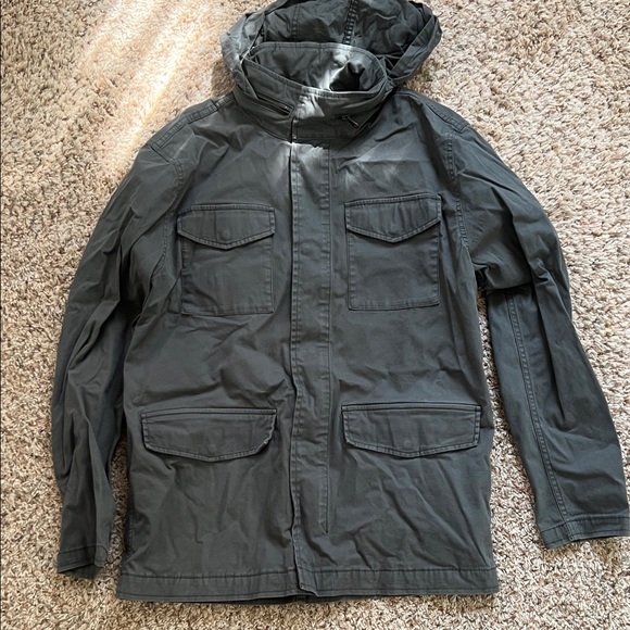 George | Jackets & Coats | George Dark Green Military Field Jacket ...